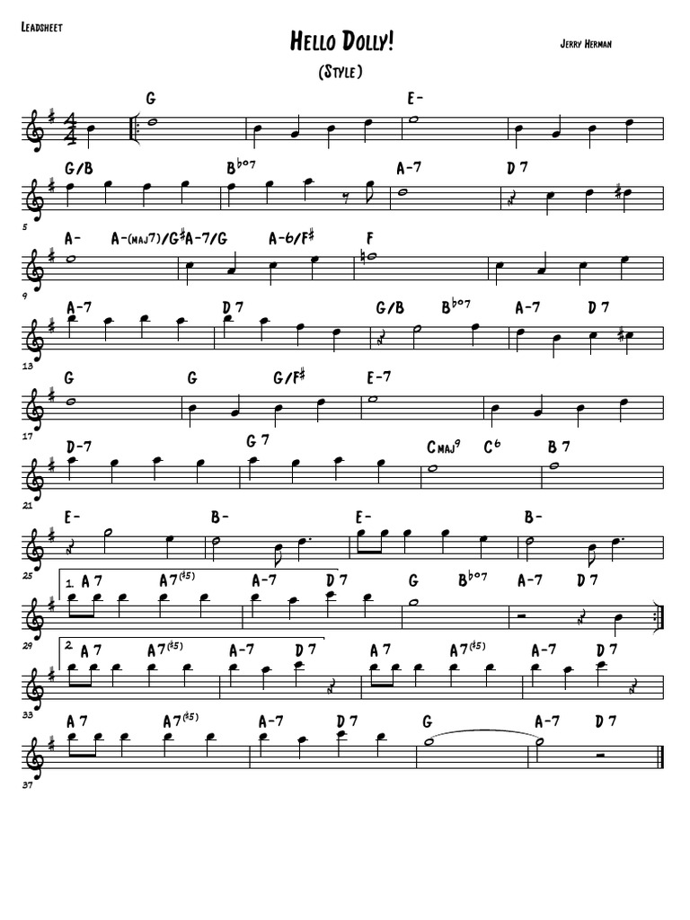 Hello Dolly! | PDF