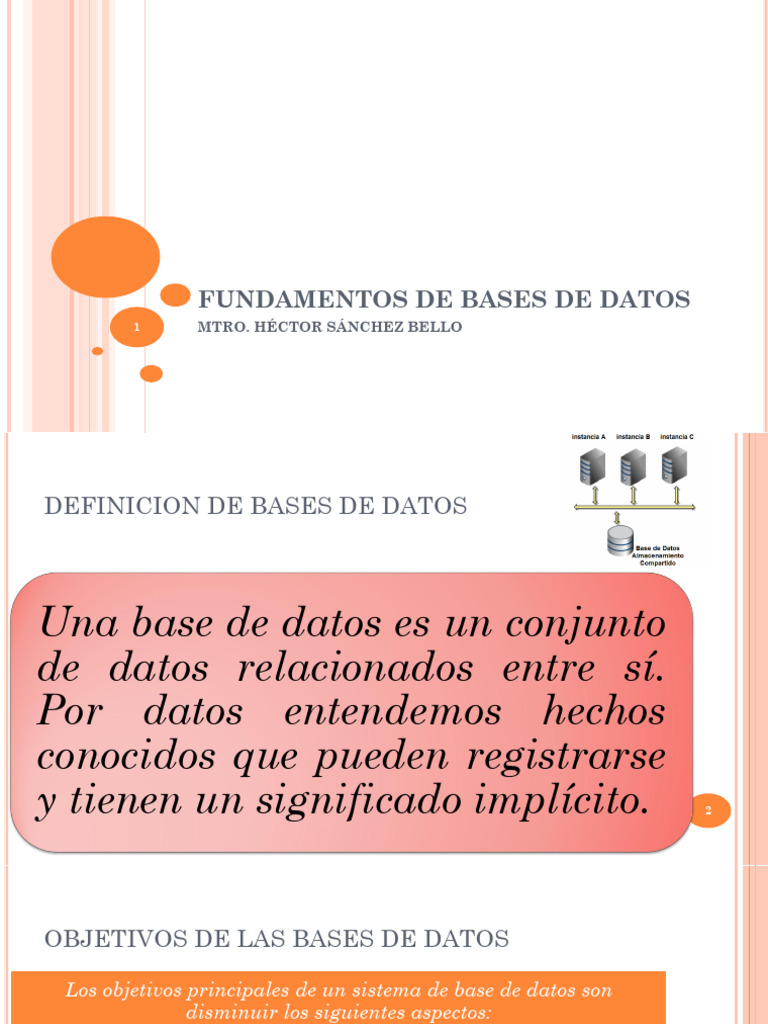 Fundamentos de Bases de Datos Esenciales | PDF | Bases de datos ...