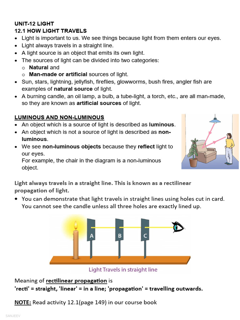 Understanding Light and Shadows | PDF | Shadow | Light
