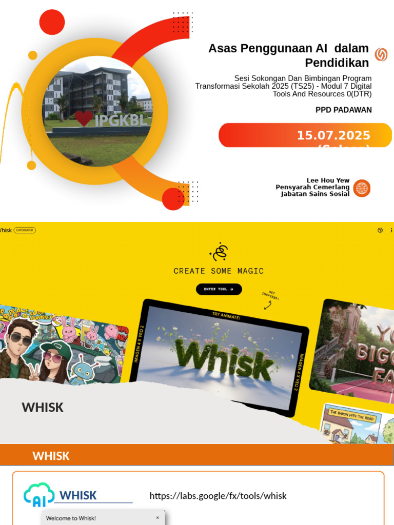 Whisk - Sesi Sokongan Dan Bimbingan Program Transformasi Sekolah 2025 (TS25) | PDF | Written ...