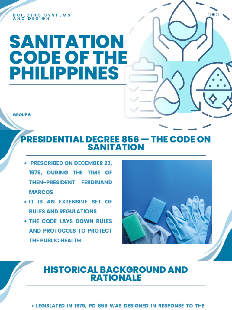 G6 - Sanitation Code of PH | PDF | Sanitation | Landfill