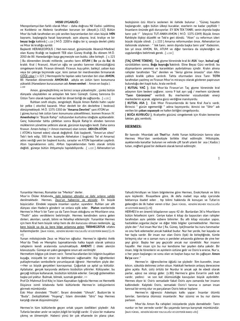 4 Misir Uygarliği | PDF