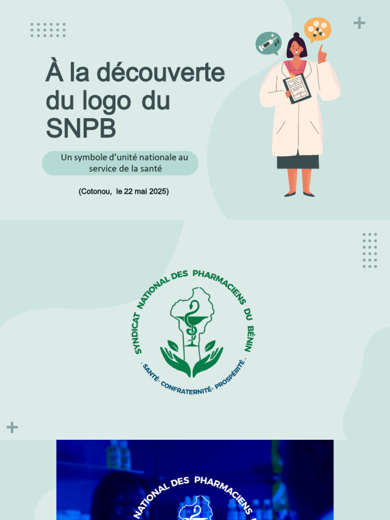 Logo SNPB : Symbole de Santé et Unité | PDF | Pharmacien | Pharmacie