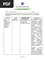 PPST Indicator Table | PDF