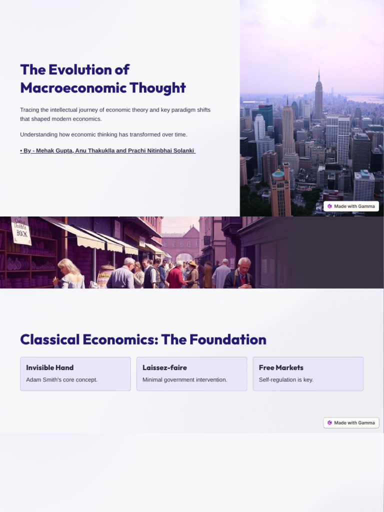The Evolution of Macroeconomic Thought | PDF