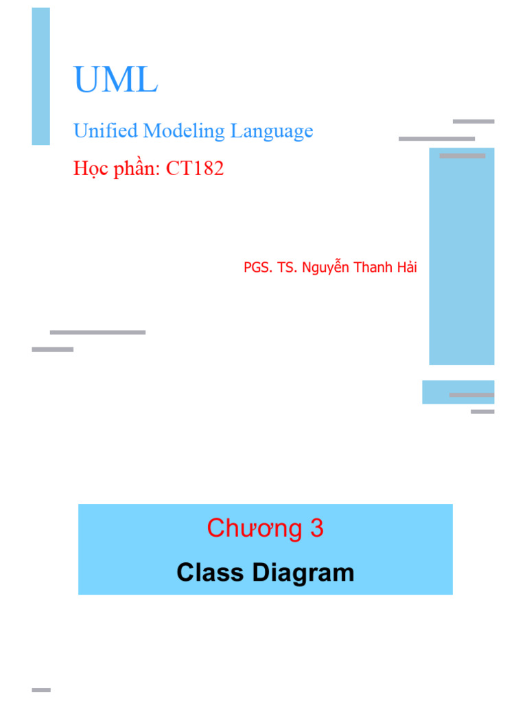 Chuong3 Class Diagram 2025 | PDF