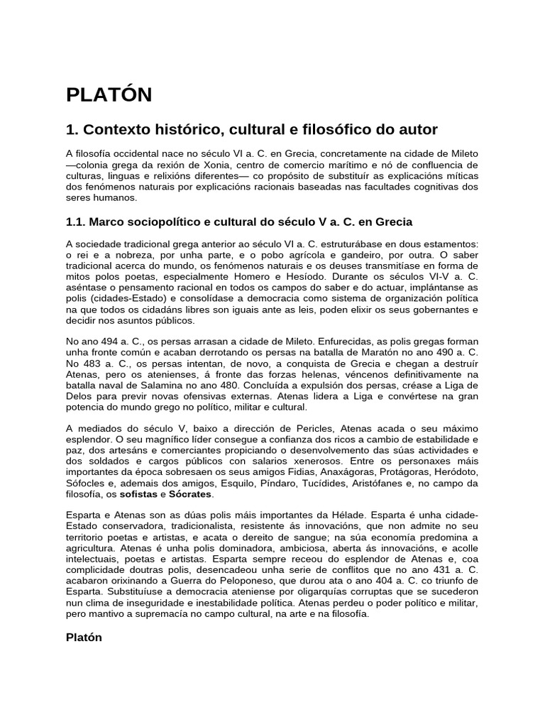 1.5 - Platón | PDF