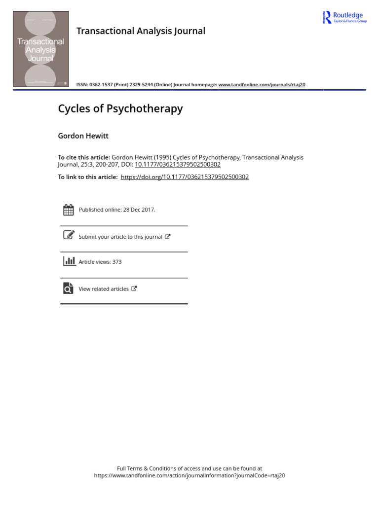 Phases of Psychotherapy Explained | PDF | Psychotherapy | Mental Health