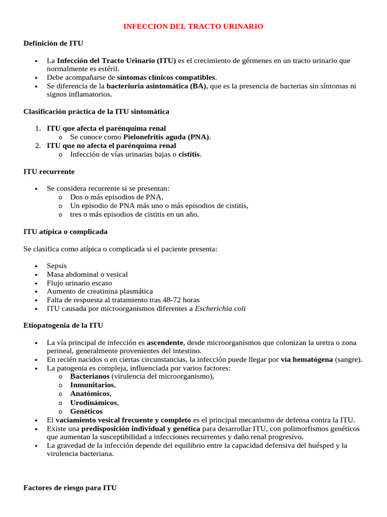 Infección del Tracto Urinario en Niños | PDF | Infección del tracto ...