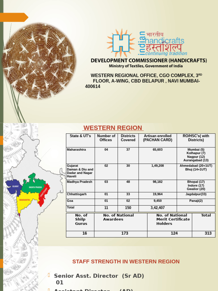 Western Region Handicrafts Overview 2025 | PDF | Crafts