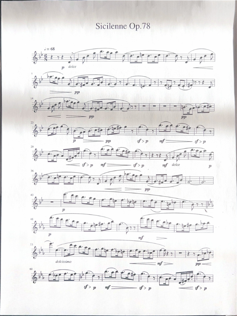 Sicilenne Op.78 | PDF