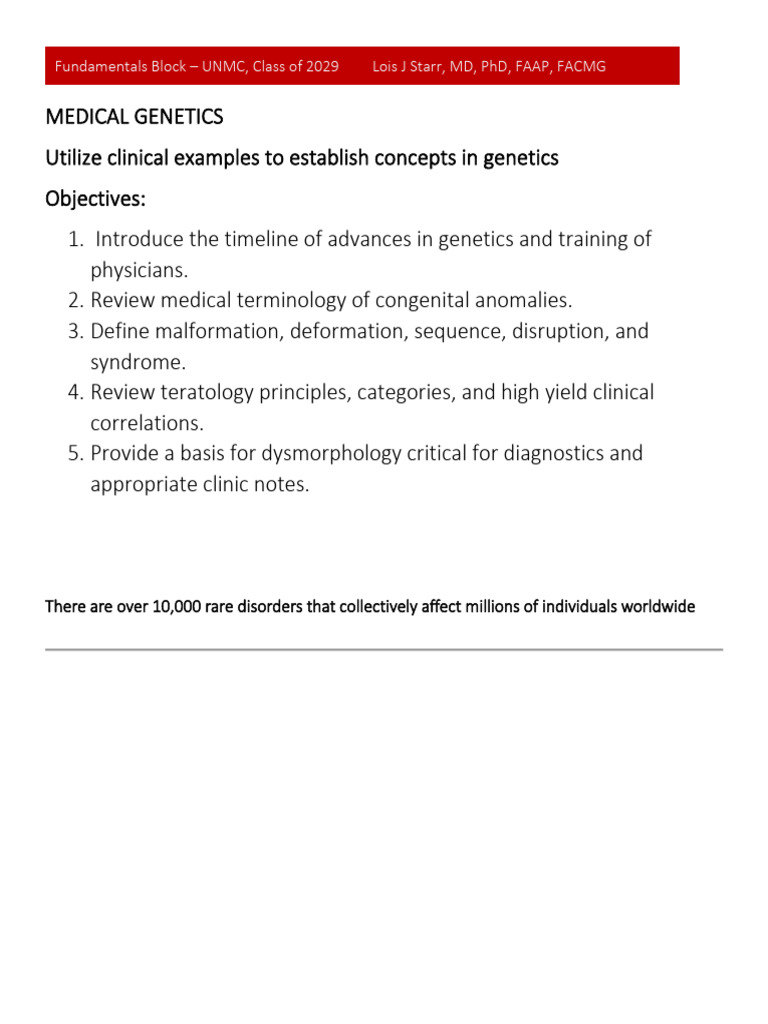 2025 STARR - Genetics 1-7 - 4535643PDF - 250917 - 114454 | PDF | Gene ...