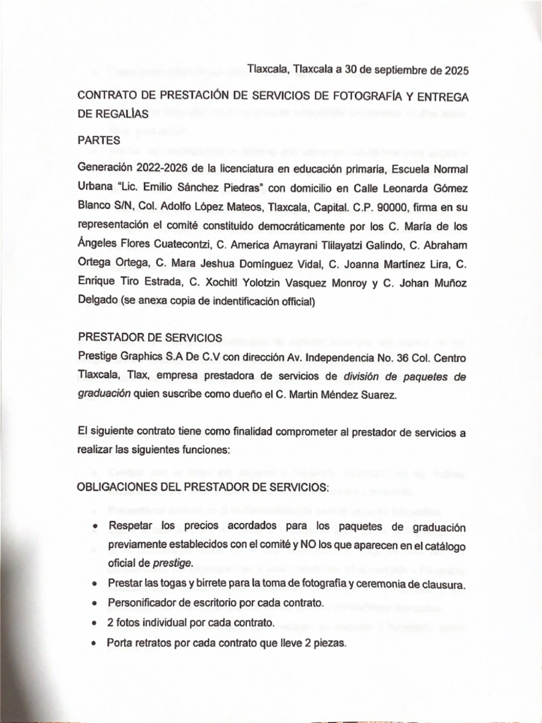 Acuerdos Prestige | PDF