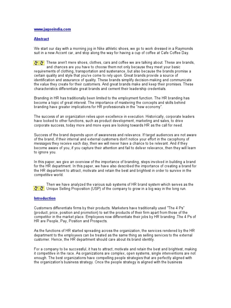 HR Branding Strategies for Success | PDF | Brand | Strategic Management