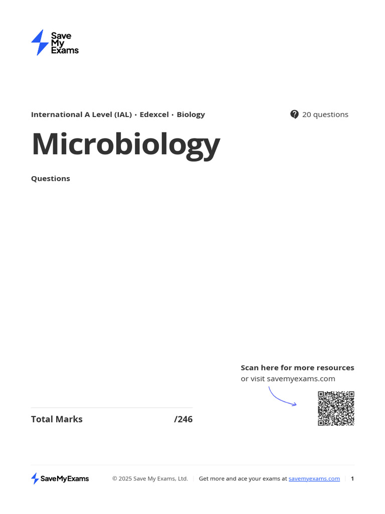 Microbiology-Built Test 2 - QUESTIONS | PDF | Virus | Immune System