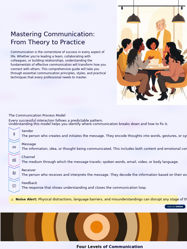 Mastering Communication From Theory To Practice | PDF | Communication ...