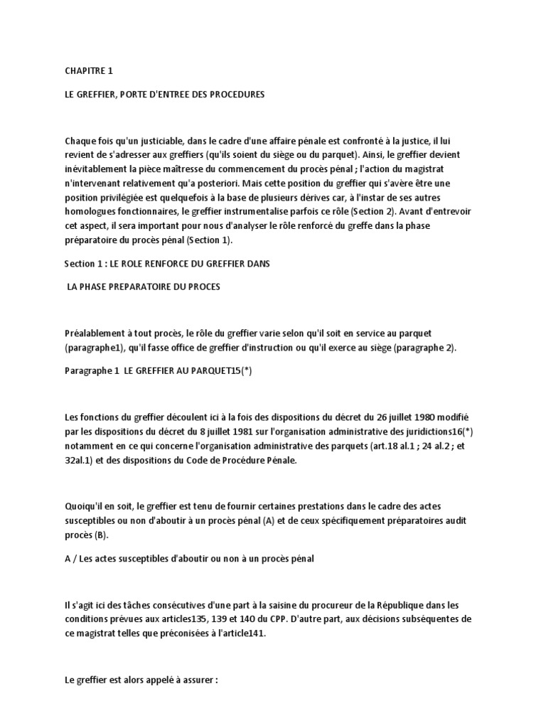 Greffe | PDF | Confidentialité | Juge