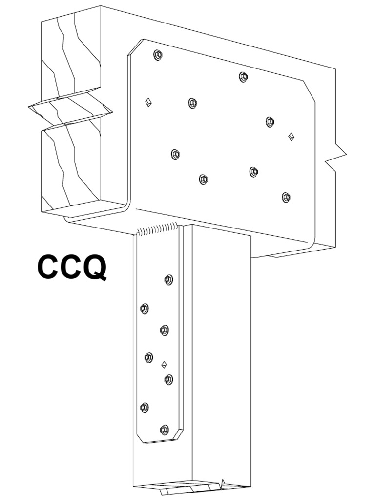 C D81 2DP Cad ISO Instld HWRC-D81-PostColumn-To-Beam | PDF