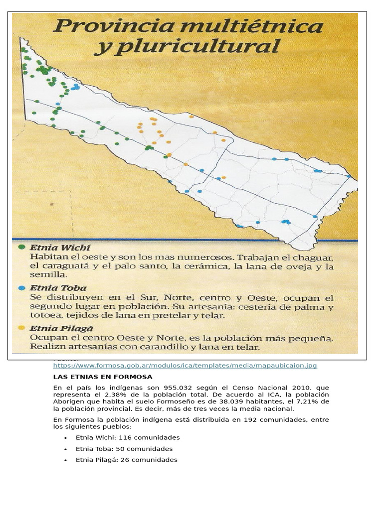 Etnias de Formosa: Wichí, Toba y Pilagá | PDF | Gente indígena