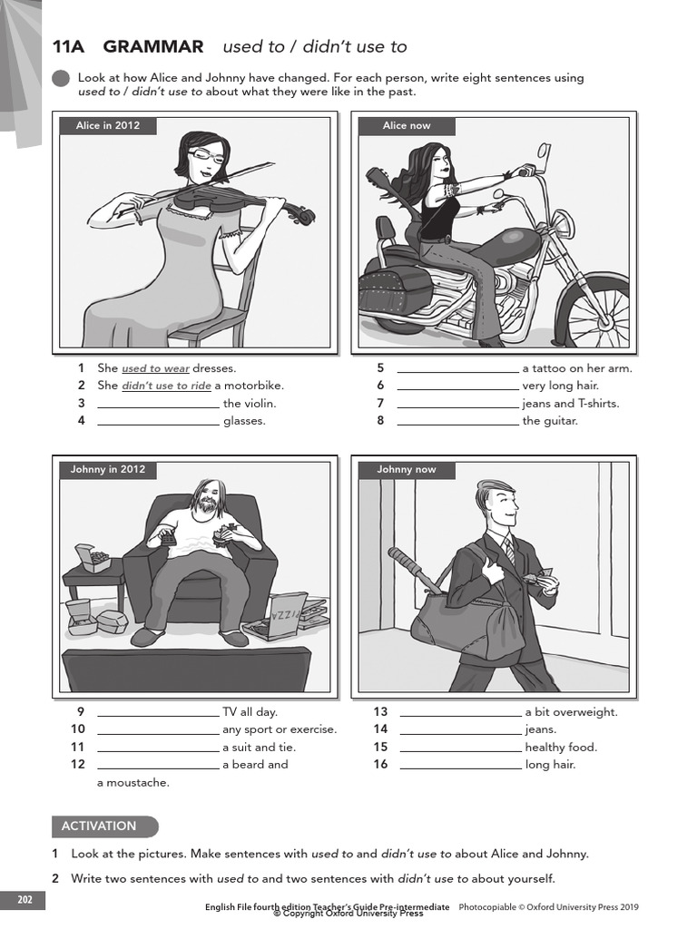 EXTRA RESOURCES English File Pre - Used To - Might | PDF