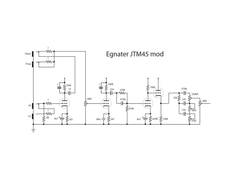 Egnater JTM45 Mod | PDF