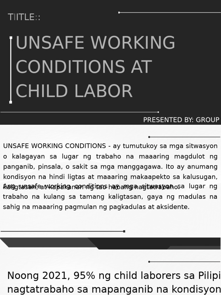 Unsafe Working Conditions and Child Labor_20251005_173523_0000 | PDF
