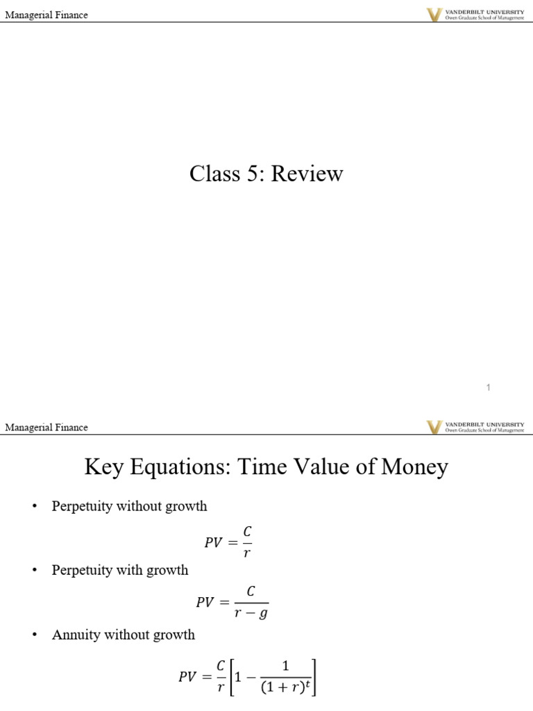 Key Concepts in Managerial Finance | PDF | Bonds (Finance) | Yield ...
