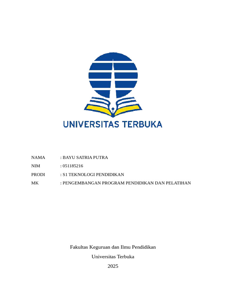 Tugas 3 - Pengembangan Program Pendidikan Dan Pelatihan | PDF