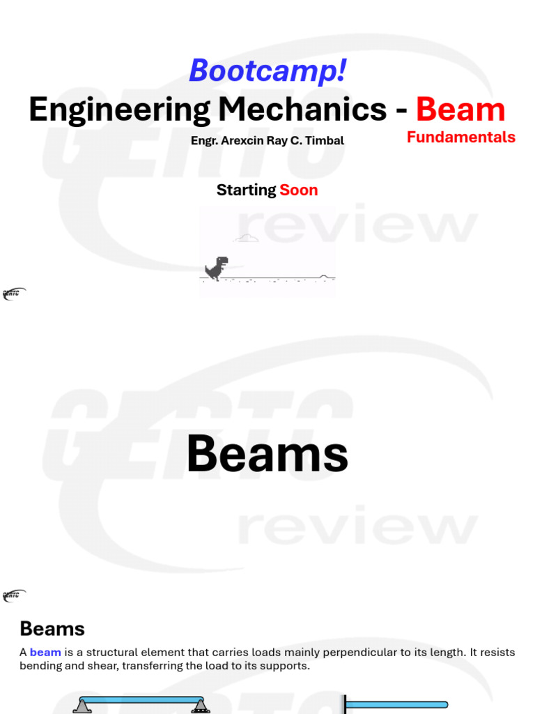 Engineering Mechanics (Beam Fundamentls) | PDF | Beam (Structure ...