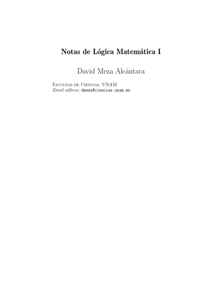 Lógica Matemática I - 2021-1-1 | PDF | Lógica | Proposición