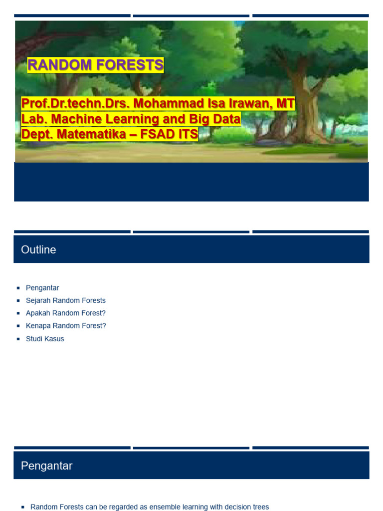 Understanding Random Forests in ML | PDF | Multivariate Statistics ...