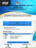 Permen LHK No. 5 Tahun 2021 | PDF