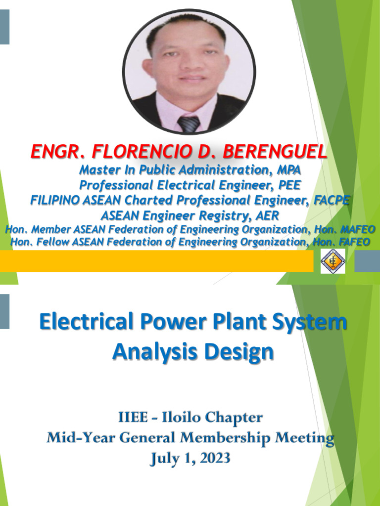 FDB Presentation - Power System Analysis | PDF | Electrical Conductor ...