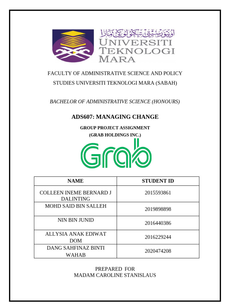 Overview of Grab Holdings Inc. | PDF | Transport