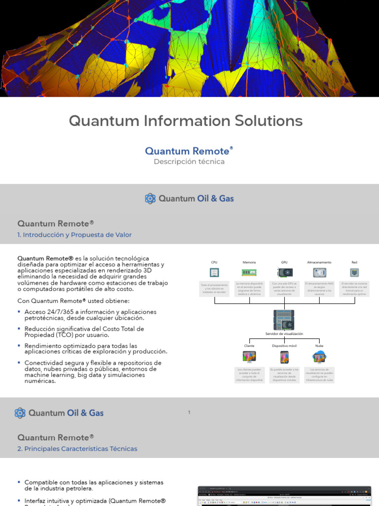 2025 Quantum Remote Detalle Tecnico ES | PDF | Servidor (Computación ...