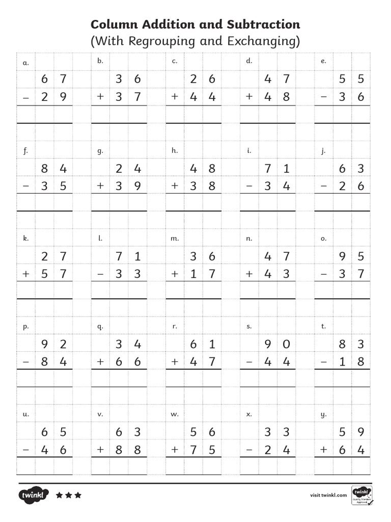G3 - MV - Addition and Subtraction (Review) - 18 July | PDF