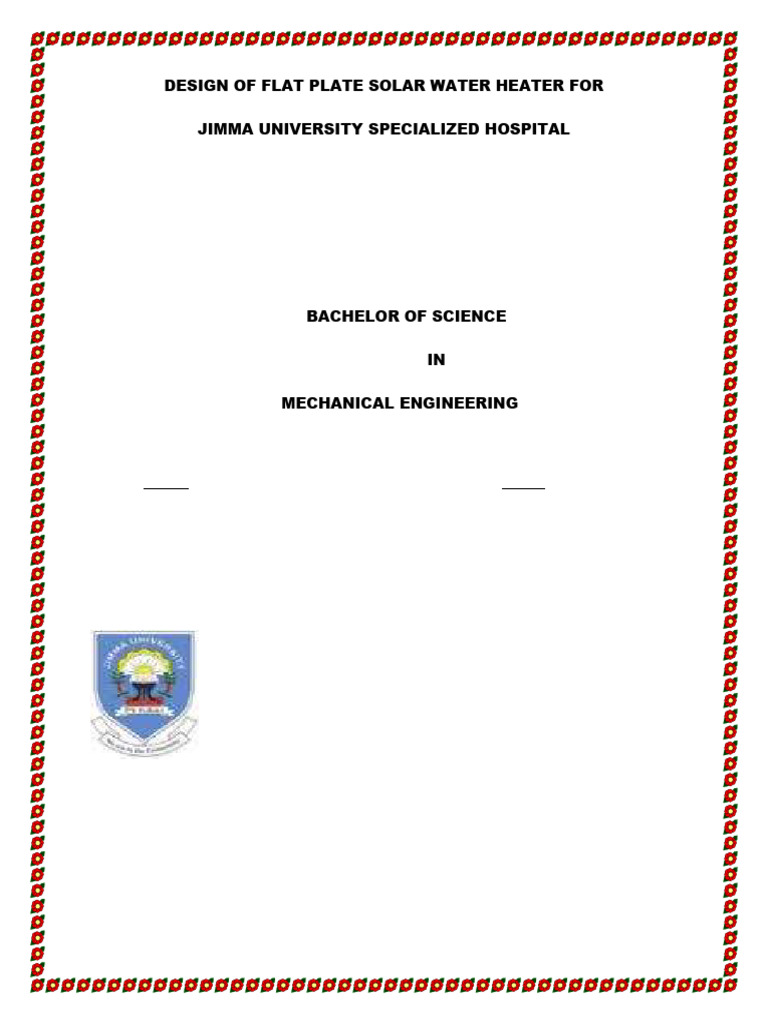 Experimental Studies On A Flat Plate Hea | PDF