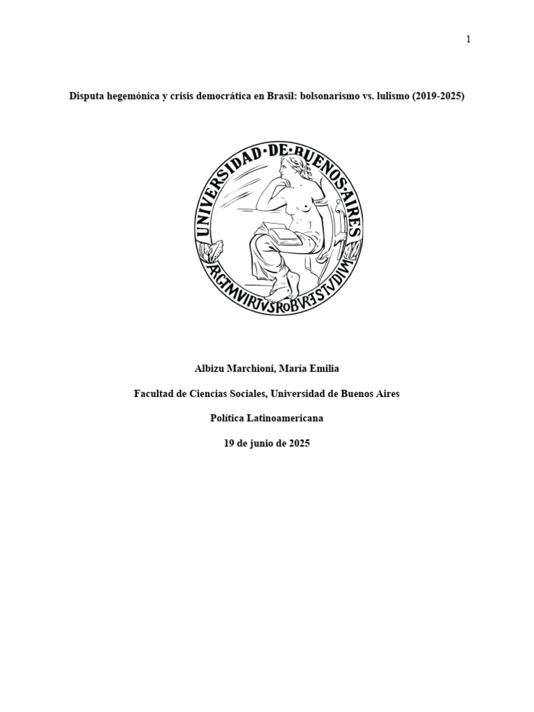 Yo Psico Uba | PDF | Populismo | Luiz Inácio Lula Da Silva