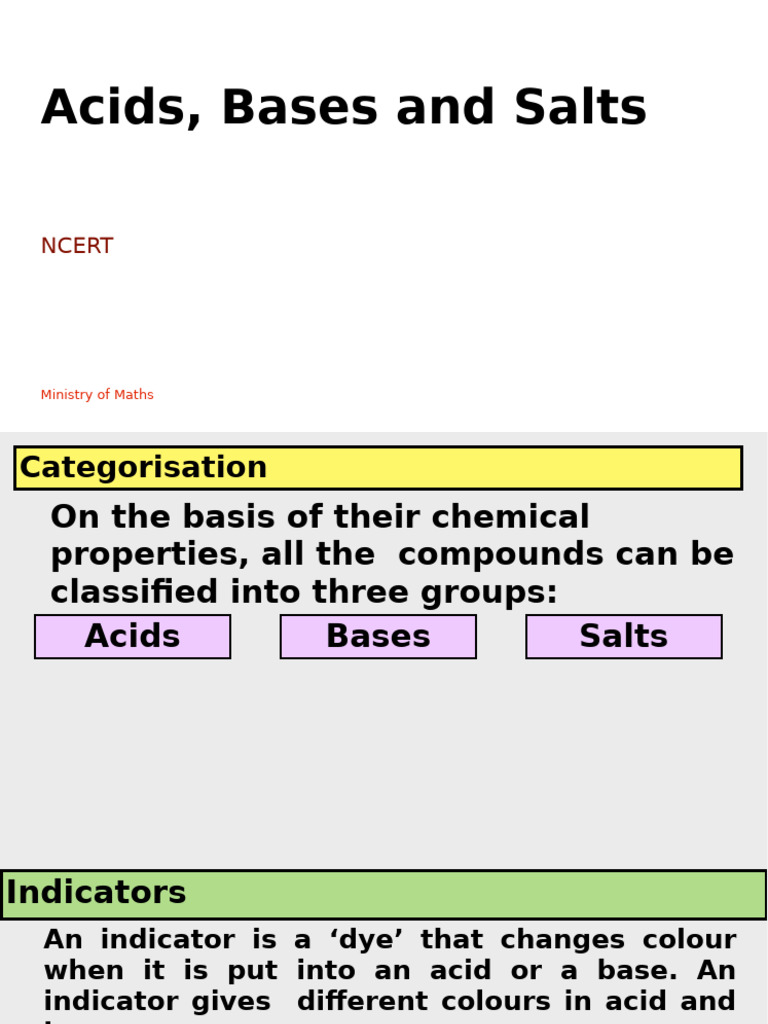 10 Acids Bases and Salts | PDF | Sodium Carbonate | Sodium Bicarbonate