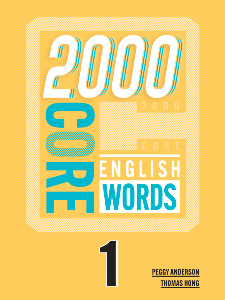 2000 Core English Words 1 Pdf