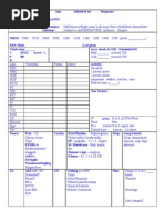 Nurse Brain Sheet Telemetry Unit SBAR BLANK | PDF