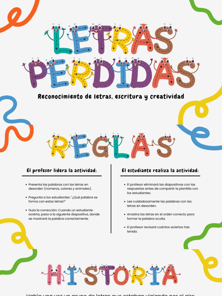 Actividad de Reconocimiento de Letras | PDF