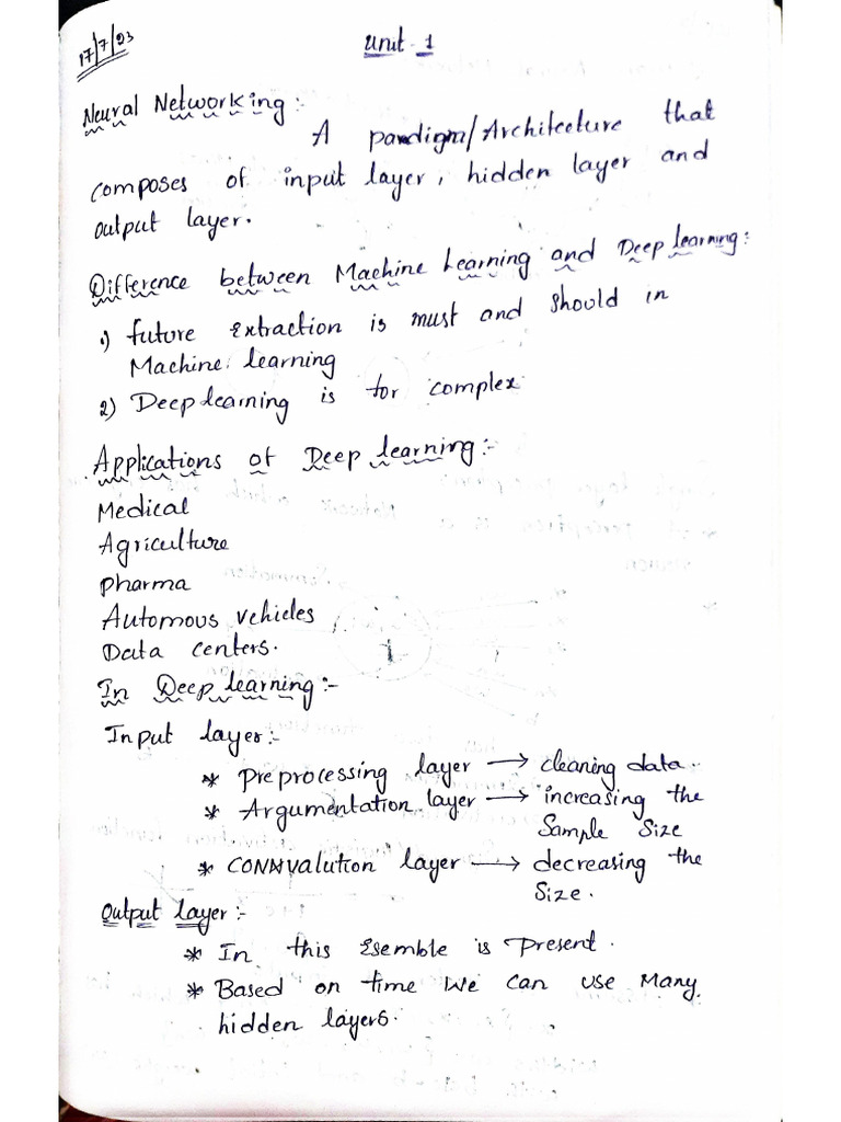 DeepLearning - Lecture - Notes - Part 01DAA UNIT 1 - Class NotesDAA ...