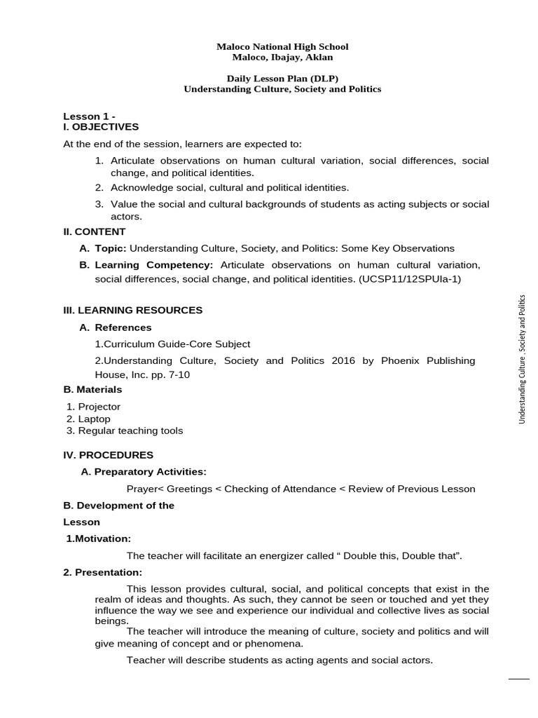 Ucsp To Print | PDF | Learning | Education Theory