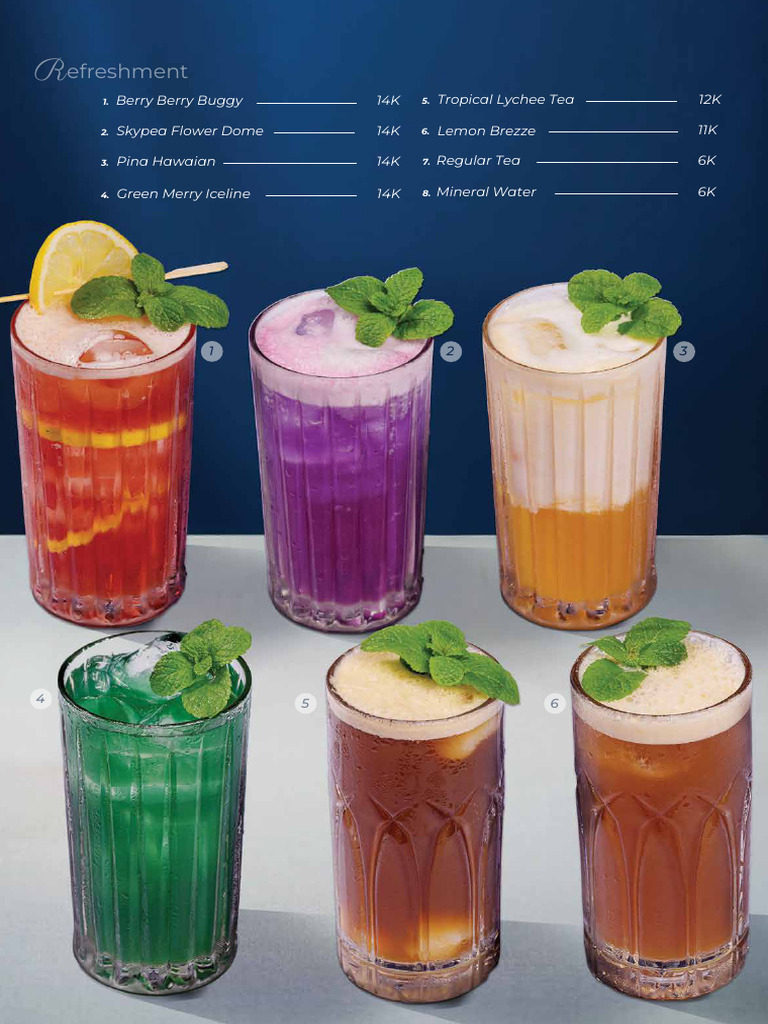 Refreshing Drinks and Noodle Menu | PDF | Foods | Cuisine