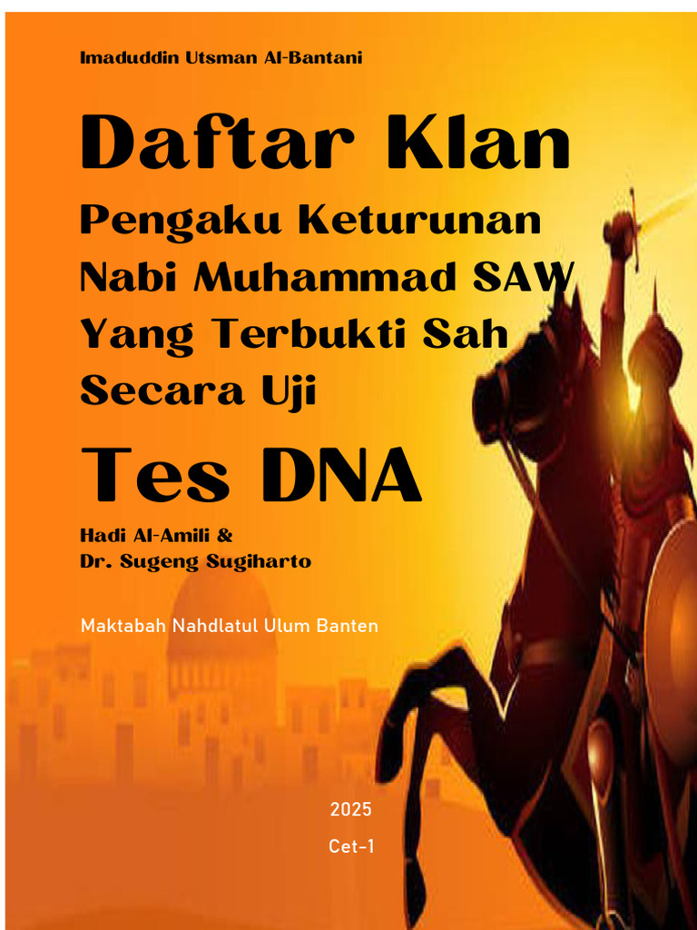 Buku Daftar Pengaku Keturunan Nabi Muhammad SAW-DNA | PDF