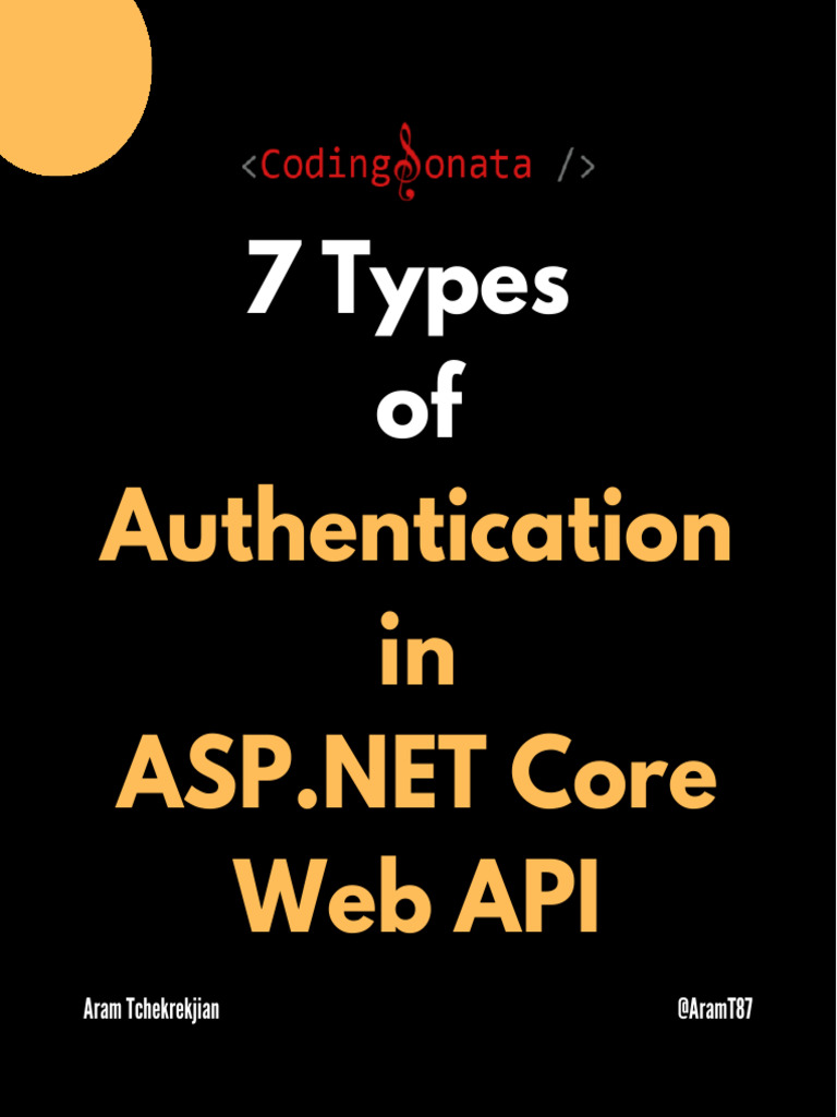 7 Authentication Types in ASP.NET Core | PDF | Public Key Certificate ...