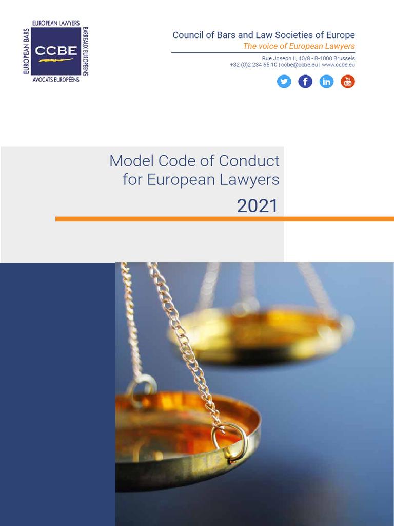 En Deonto 2021 Model Code | PDF | Conflict Of Interest | Confidentiality