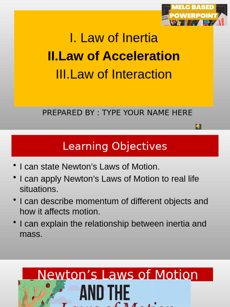 Newtons 2nd Law of Acceleration Day2 | PDF | Force | Newton's Laws Of ...
