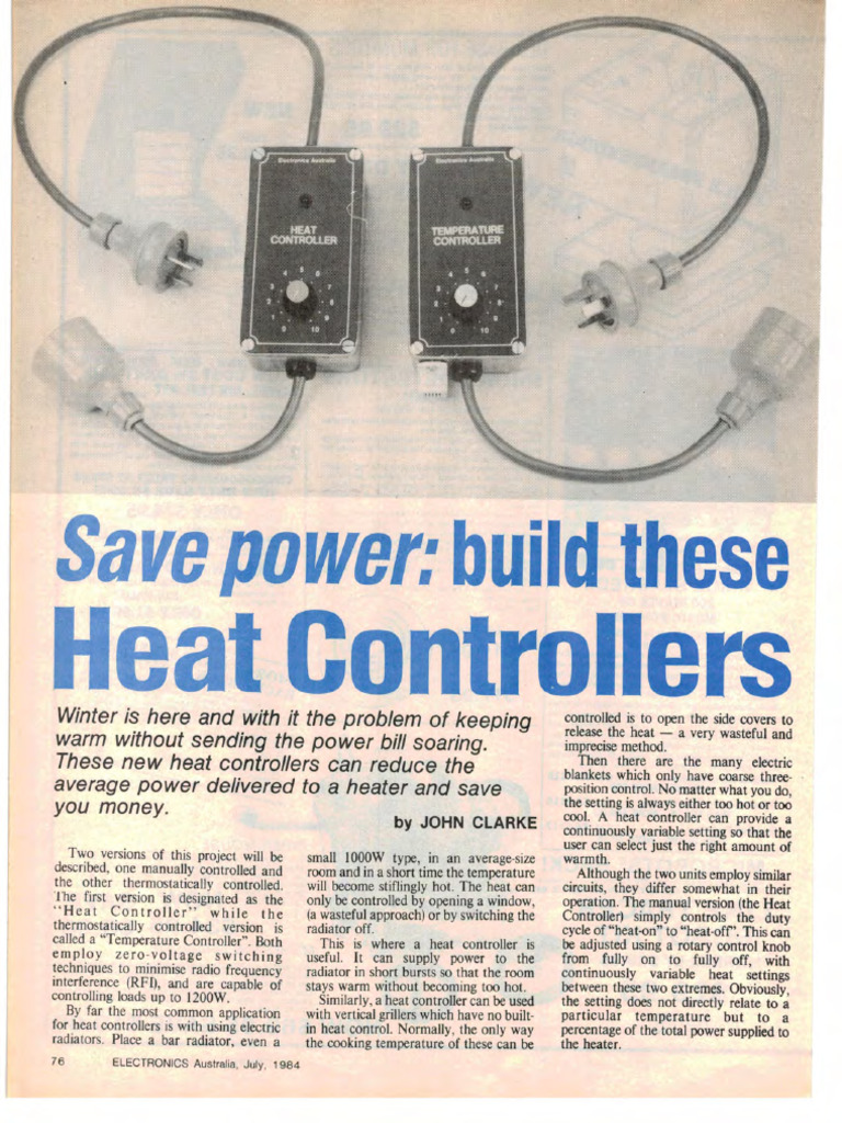 Heat Controllers | PDF